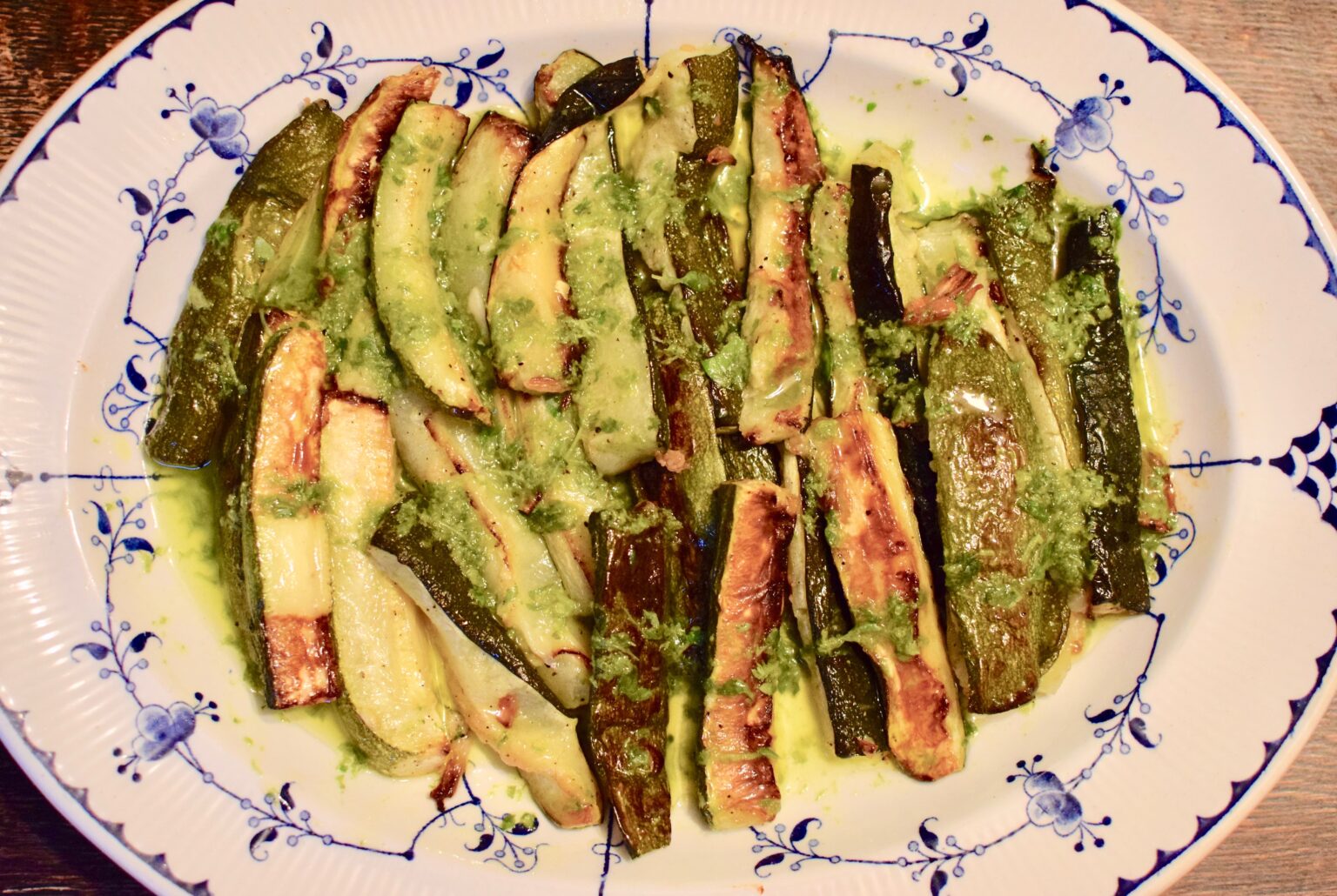 Easy Roasted Zucchini With Lemon Garlic And Basil